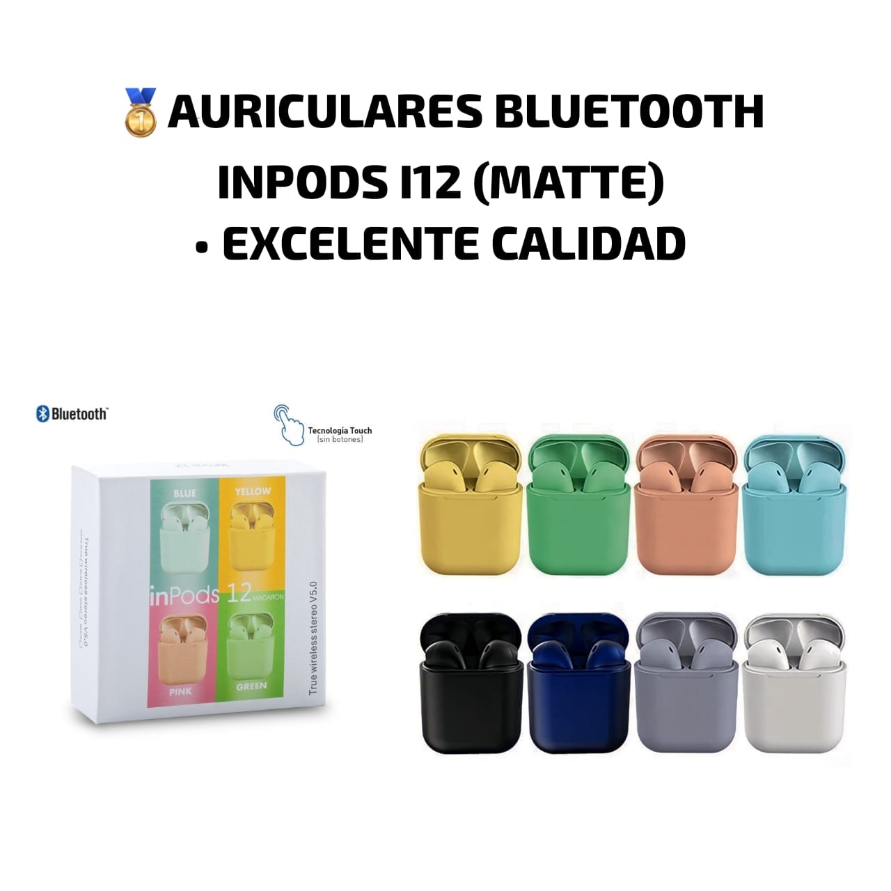 Audifonos Inalambricos Inpods12 - Soluciones Informáticas la Red